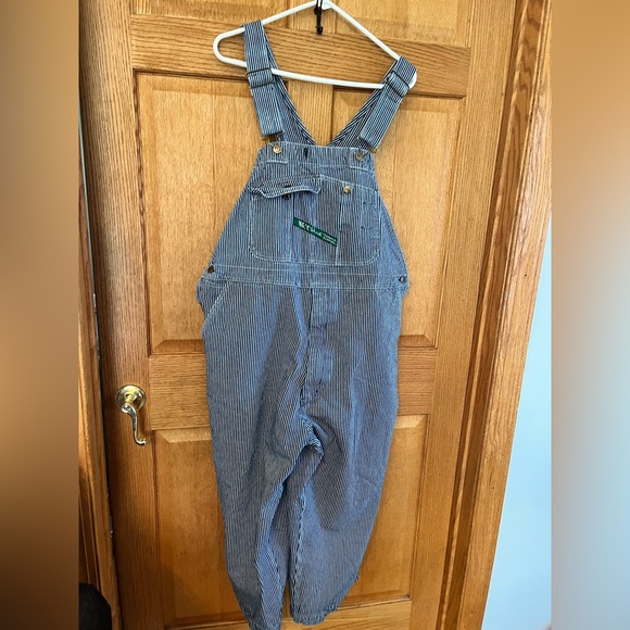 key bib overalls | Jeans | Key Vintage Engineer Striped Pit Overalls ...